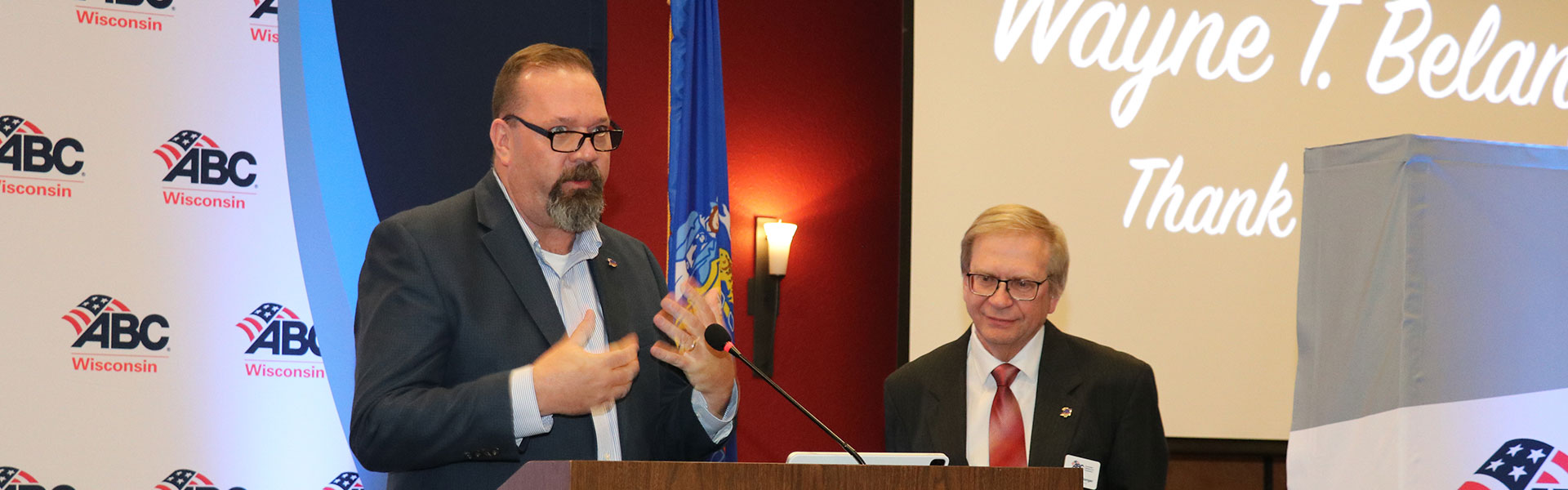 ABC of Wisconsin recognizes Wayne Belanger for 37 years of service ...